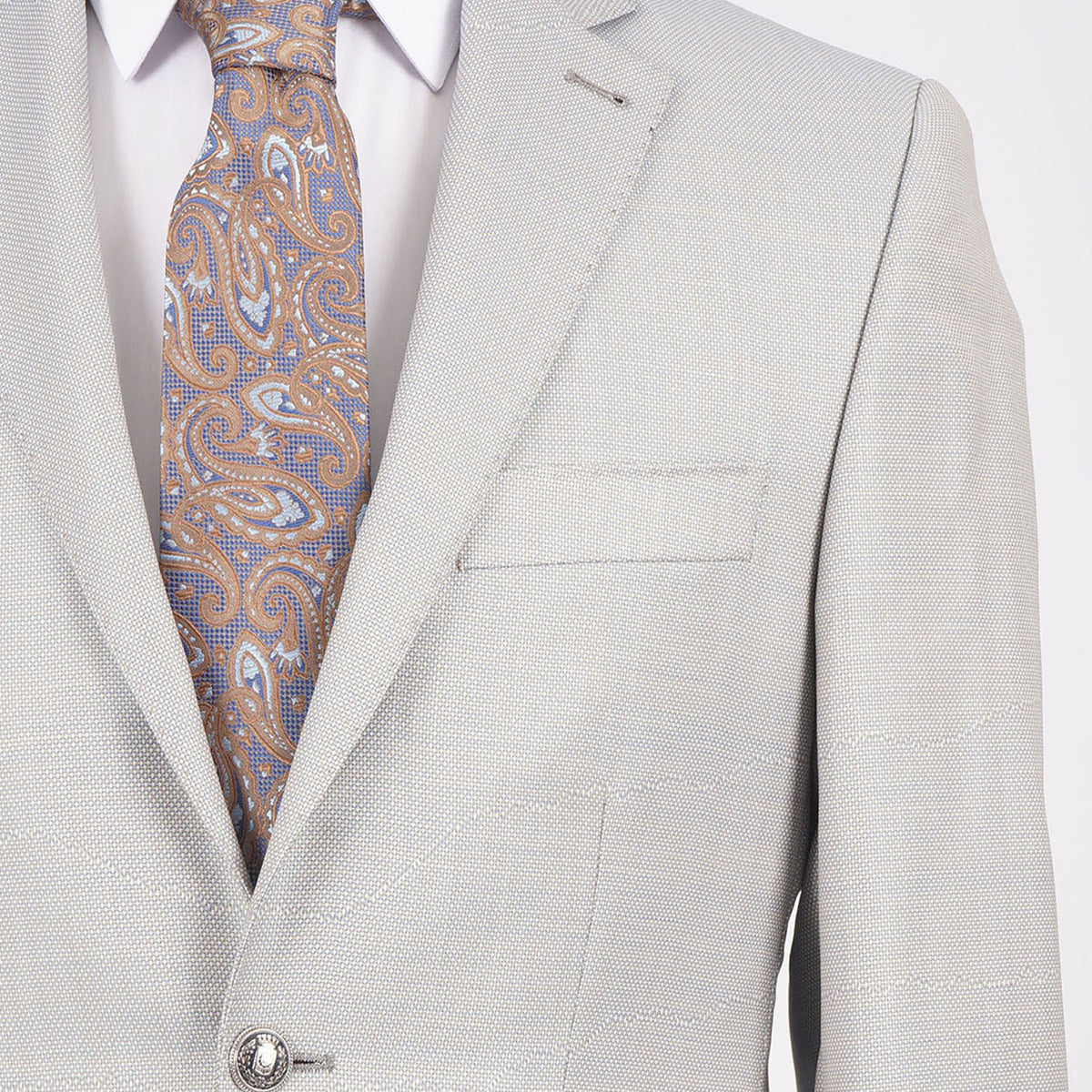 Grey Two Button Birdseye Wool Jacket – HerrWidman